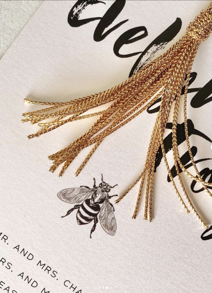 Honey Bee Wedding Invitations - Poppie Studios